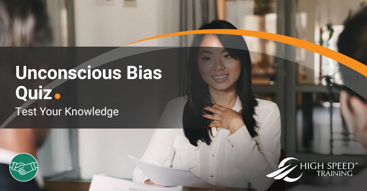 Unconscious Bias Quiz | High Speed Training