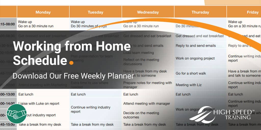 Work From Home Daily Schedule | atelier-yuwa.ciao.jp