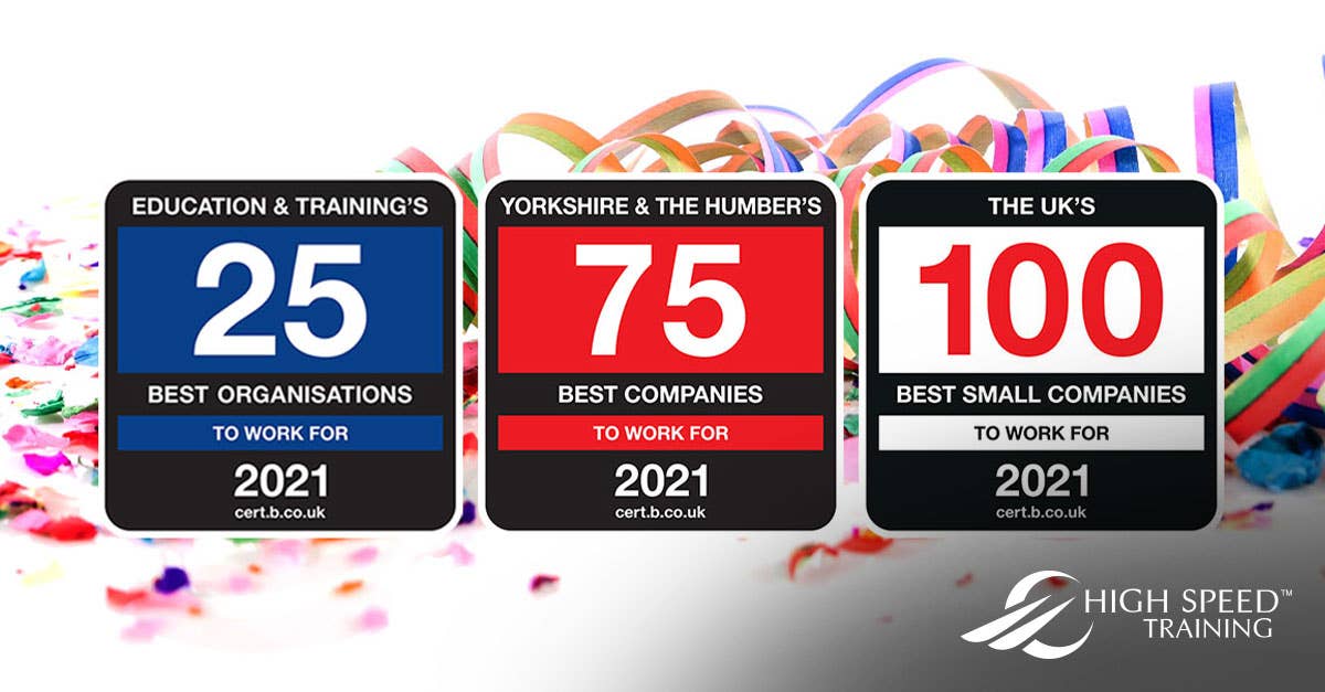 High Speed Training Recognised in Three Best Companies Lists
