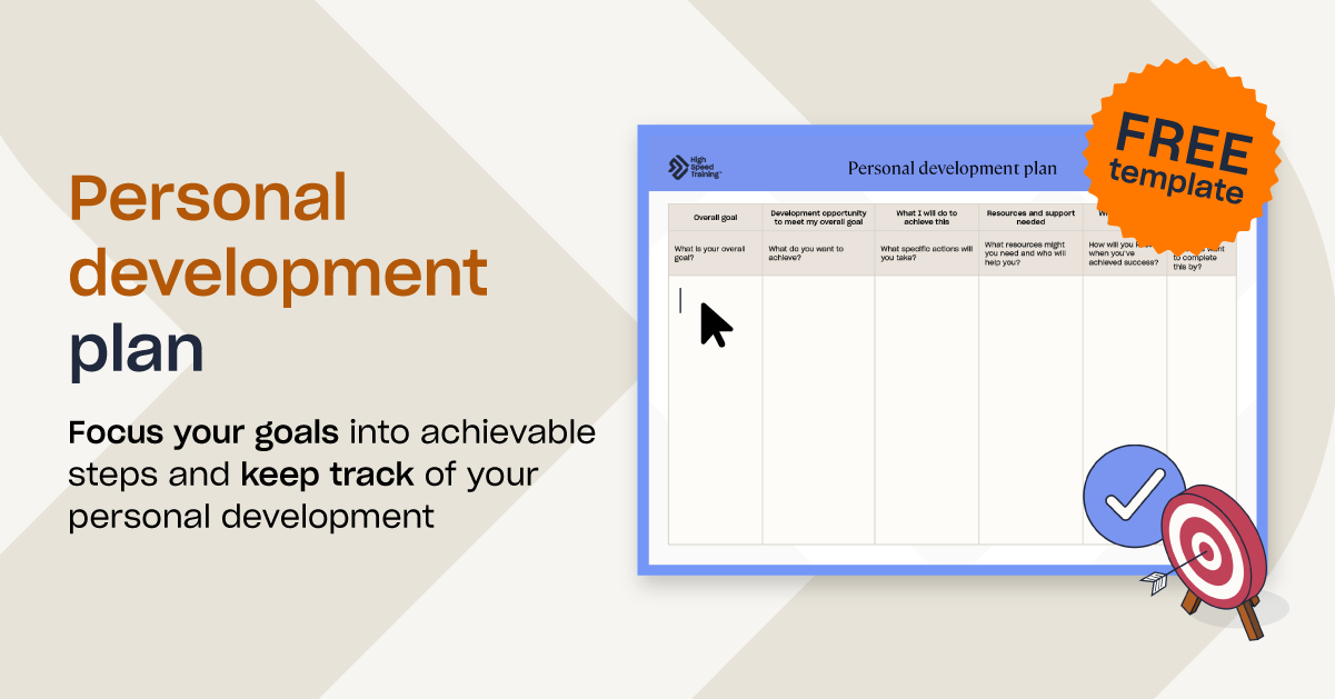 Free Personal Development Plan (PDP) | Example Template PDF