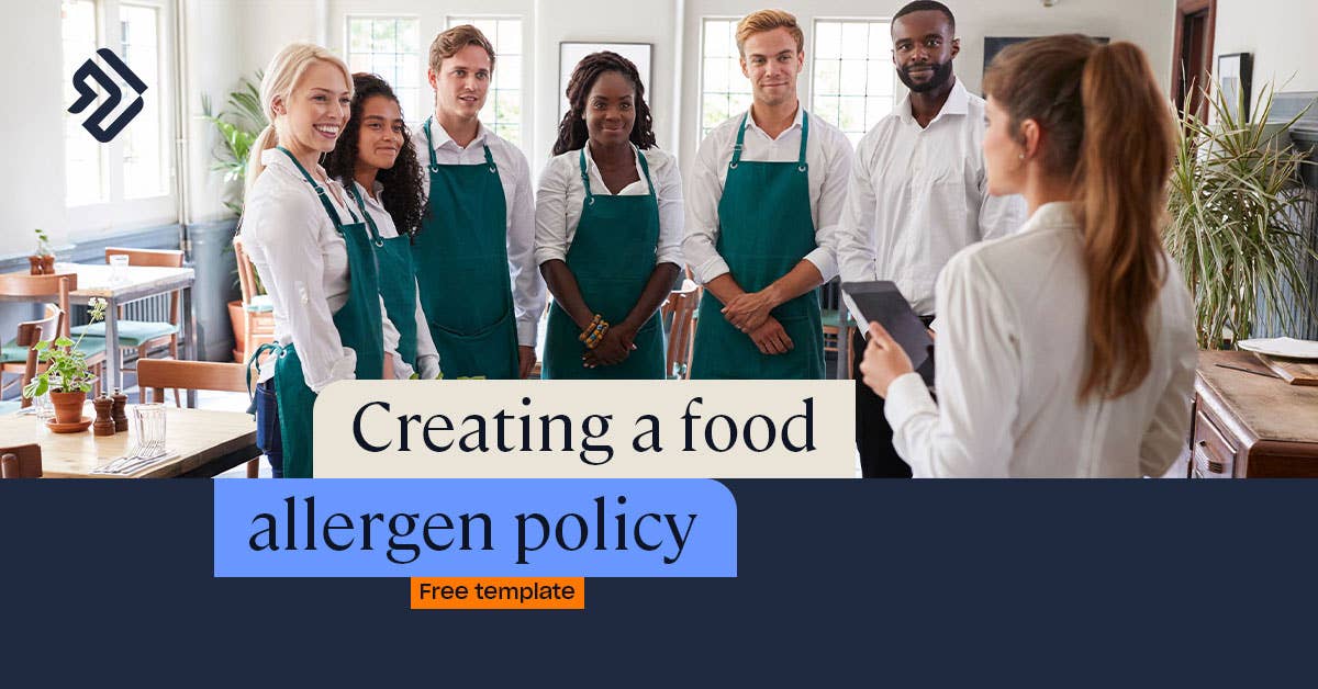 Food Allergen Policy for the Food Industry | Free Template