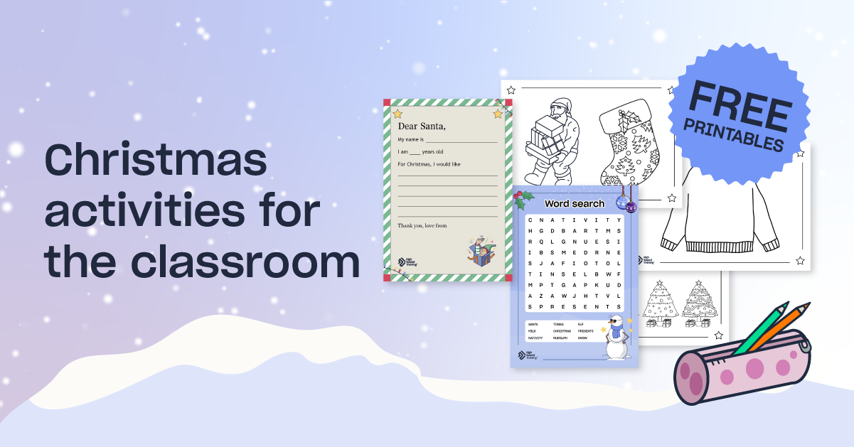 Christmas Activities for the Classroom | Free Worksheets for Kids