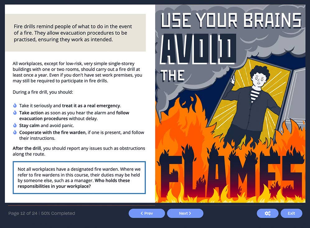 Fire Safety Training | Online Certification | RoSPA Approved