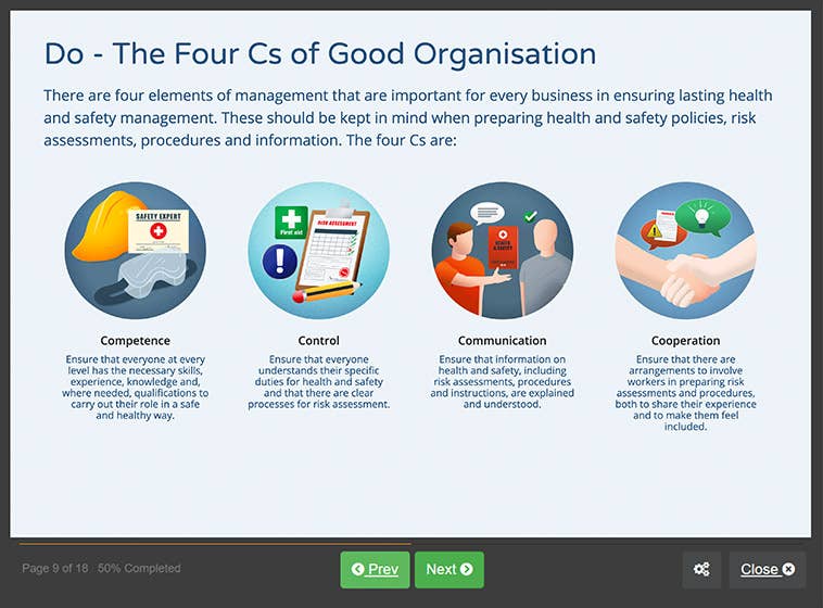 Managing Health & Safety Training