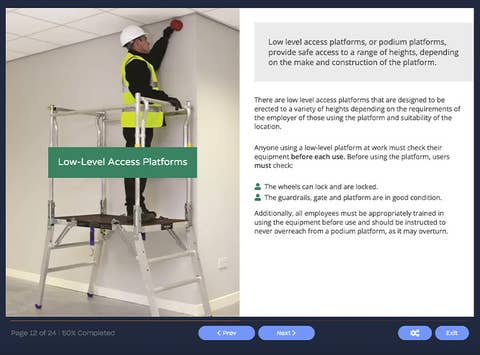Working At Height Training | Instant Certificate | RoSPA Assured