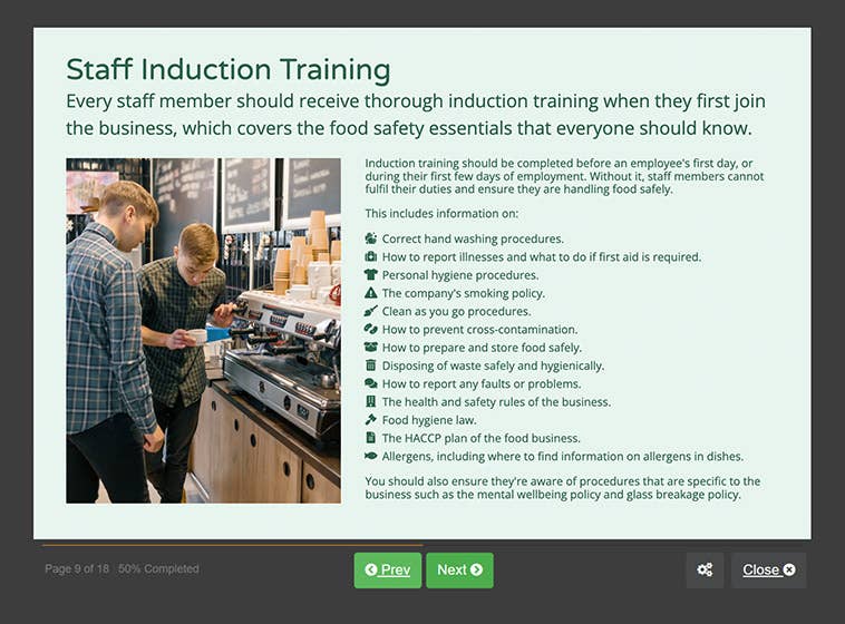 Level 3 Food Hygiene For Retail | Online Training