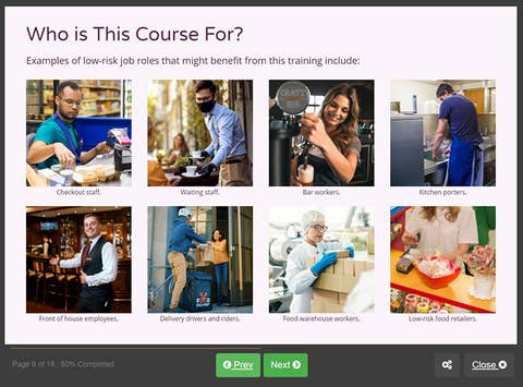 Level 1 Food Hygiene and Safety | Online Training Course