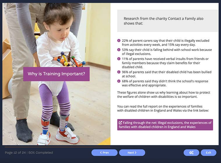 Safeguarding Children with Disabilities Training Course