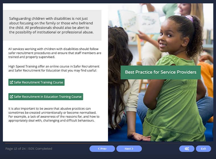 Safeguarding Children with Disabilities Training Course