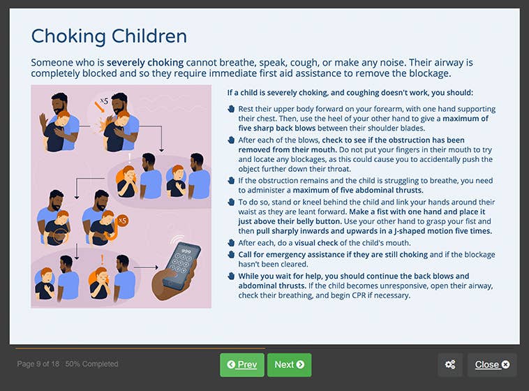 Paediatric First Aid Training | Online Course & Certification