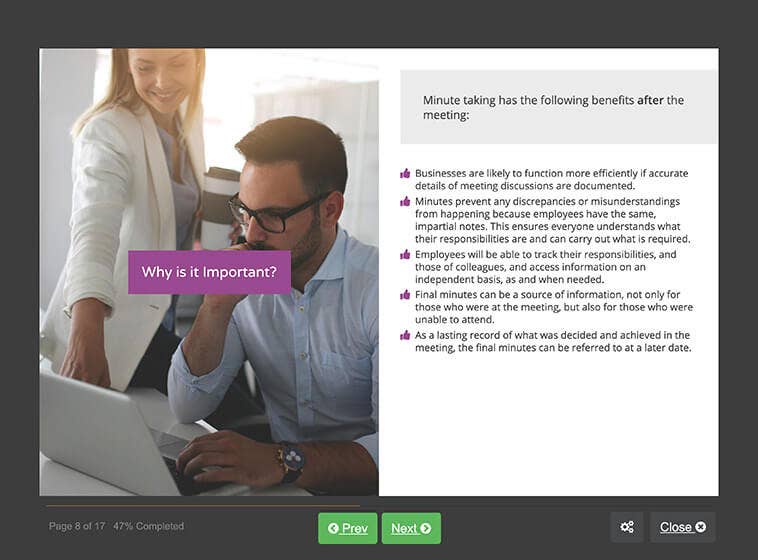 Minute Taking Course | Online Training