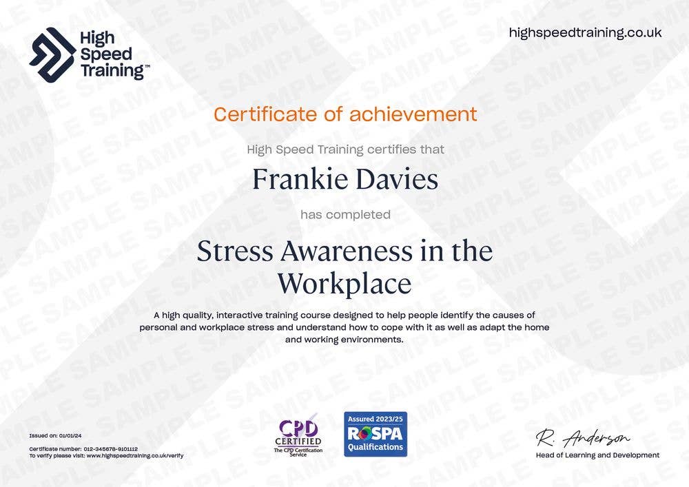 Stress Management Training | Workplace Stress Awareness