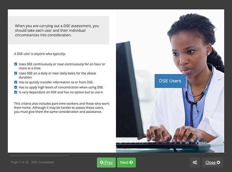 Display Screen Equipment (DSE) Assessor Training | Online Course ...