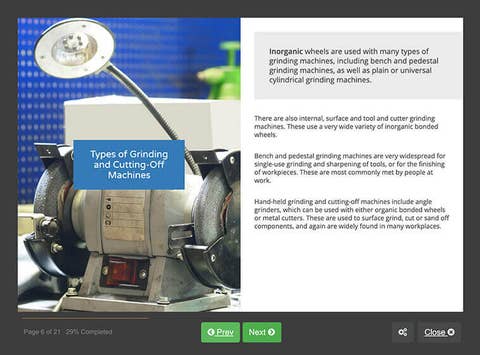 Abrasive Wheels Training | Online Course | CPD Accredited