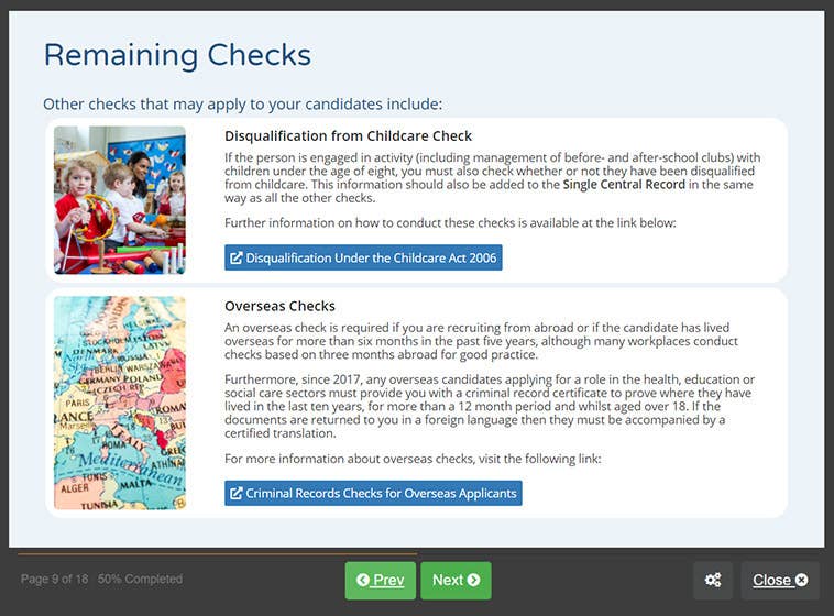 Safer Recruitment In Education Training | Online Course