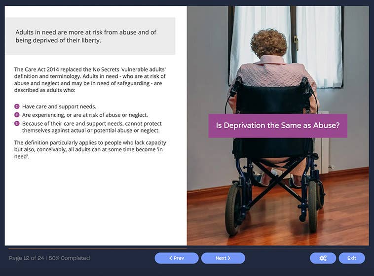 Deprivation of Liberty Safeguards (DoLS) | Online Training