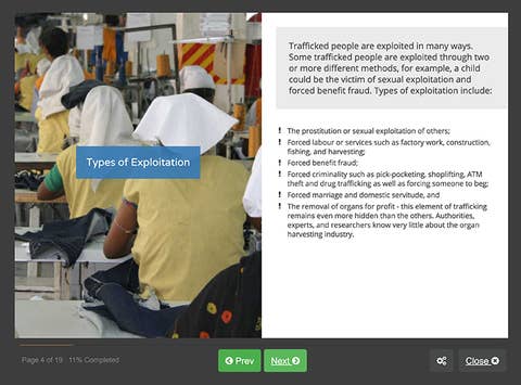 Human Trafficking Training | Modern Slavery Training Online