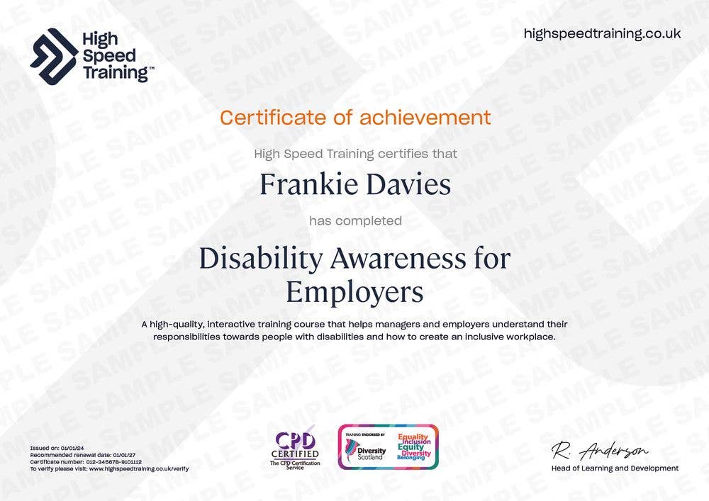 Disability Awareness Training | Online Course
