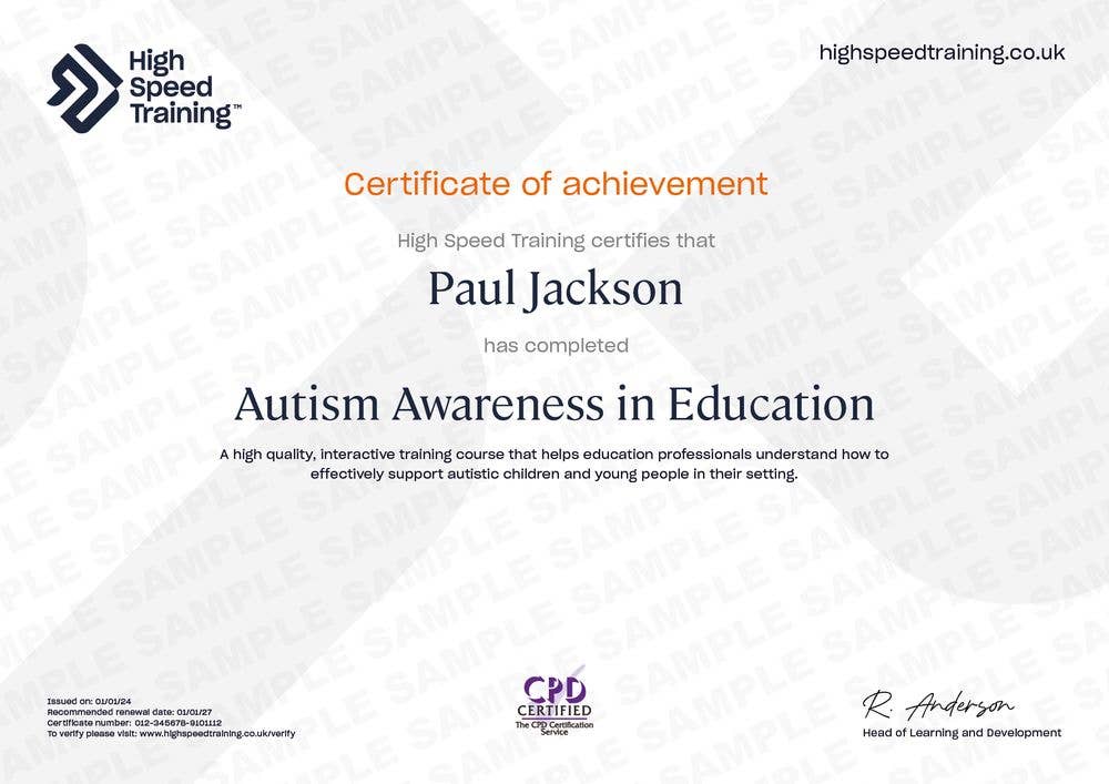 Autism Training For Teachers & Schools | Online Course