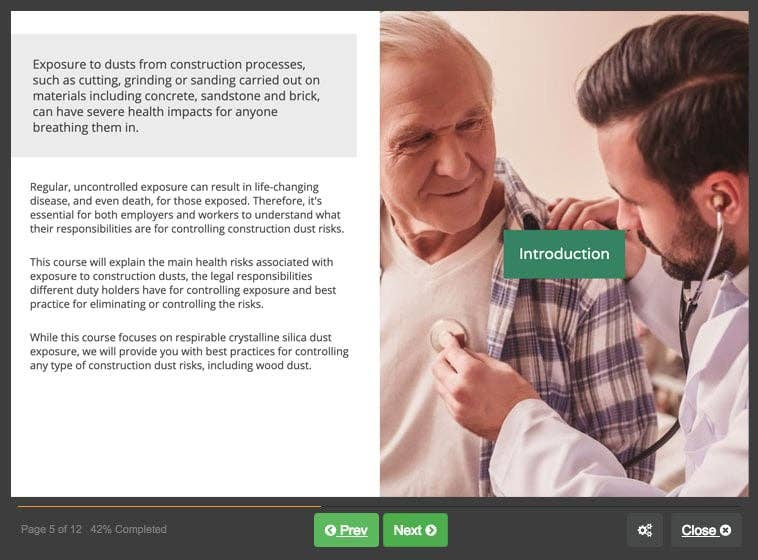 Respirable Crystalline Silica Awareness Training | Online Course ...