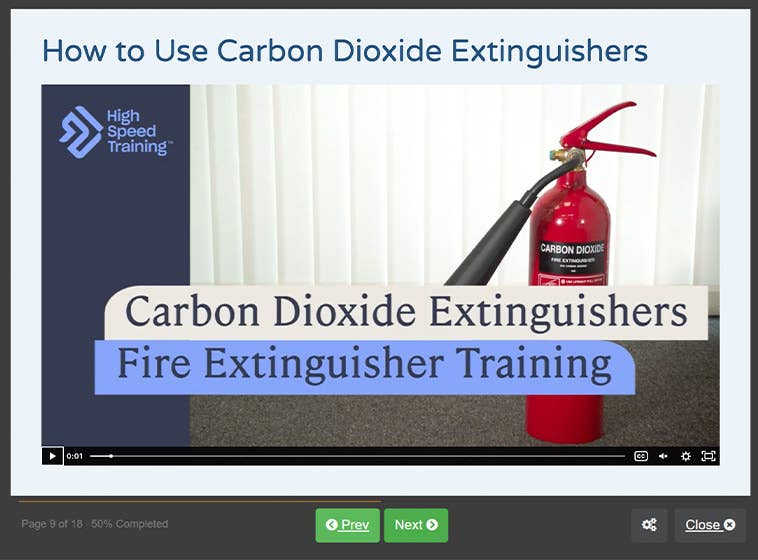 Fire Extinguisher Training Course | Online Course & Certification