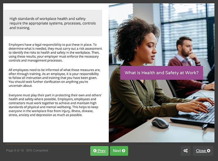 Level 1 Health & Safety Training Course | Online Certification