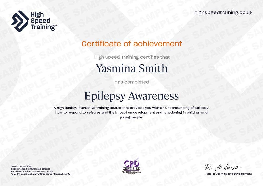Epilepsy Training | Online Accredited Awareness Course