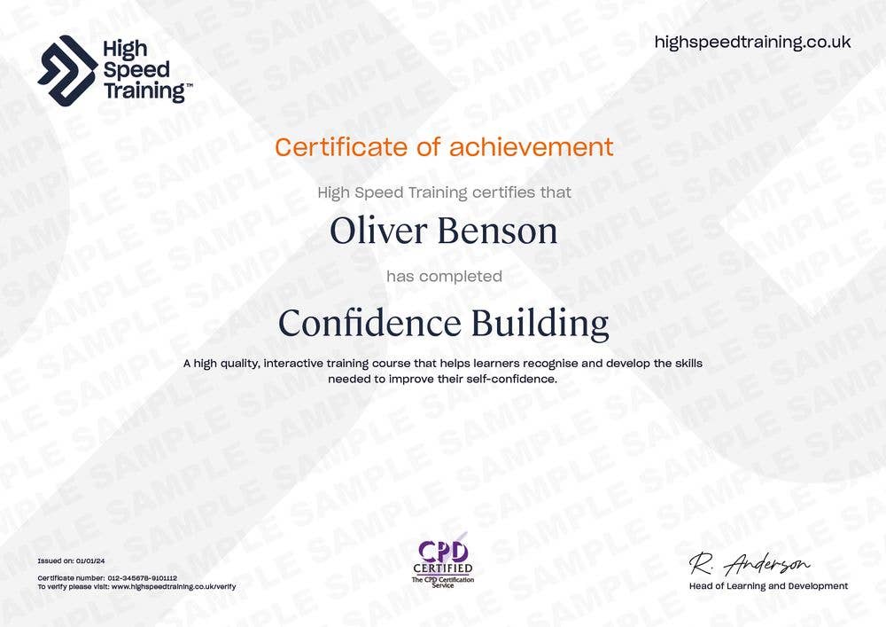 Confidence Building | Online Training Course & Certification