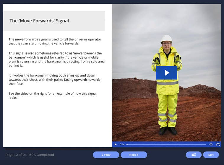 Banksman Training | Online Course & Certification