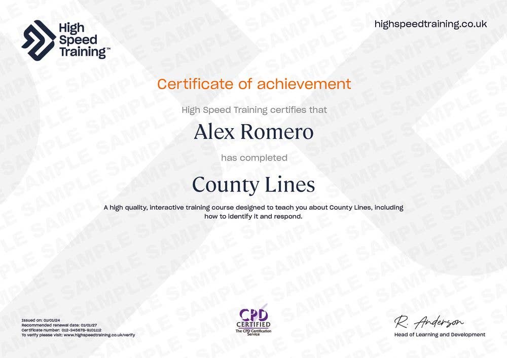 County Lines Training | Child Protection Course